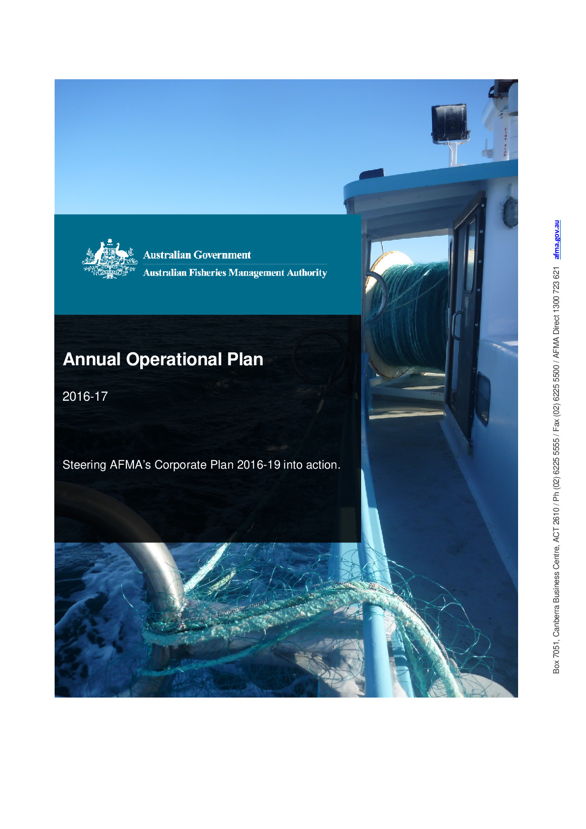 2016–17 Annual Operational Plan | Australian Fisheries Management Authority